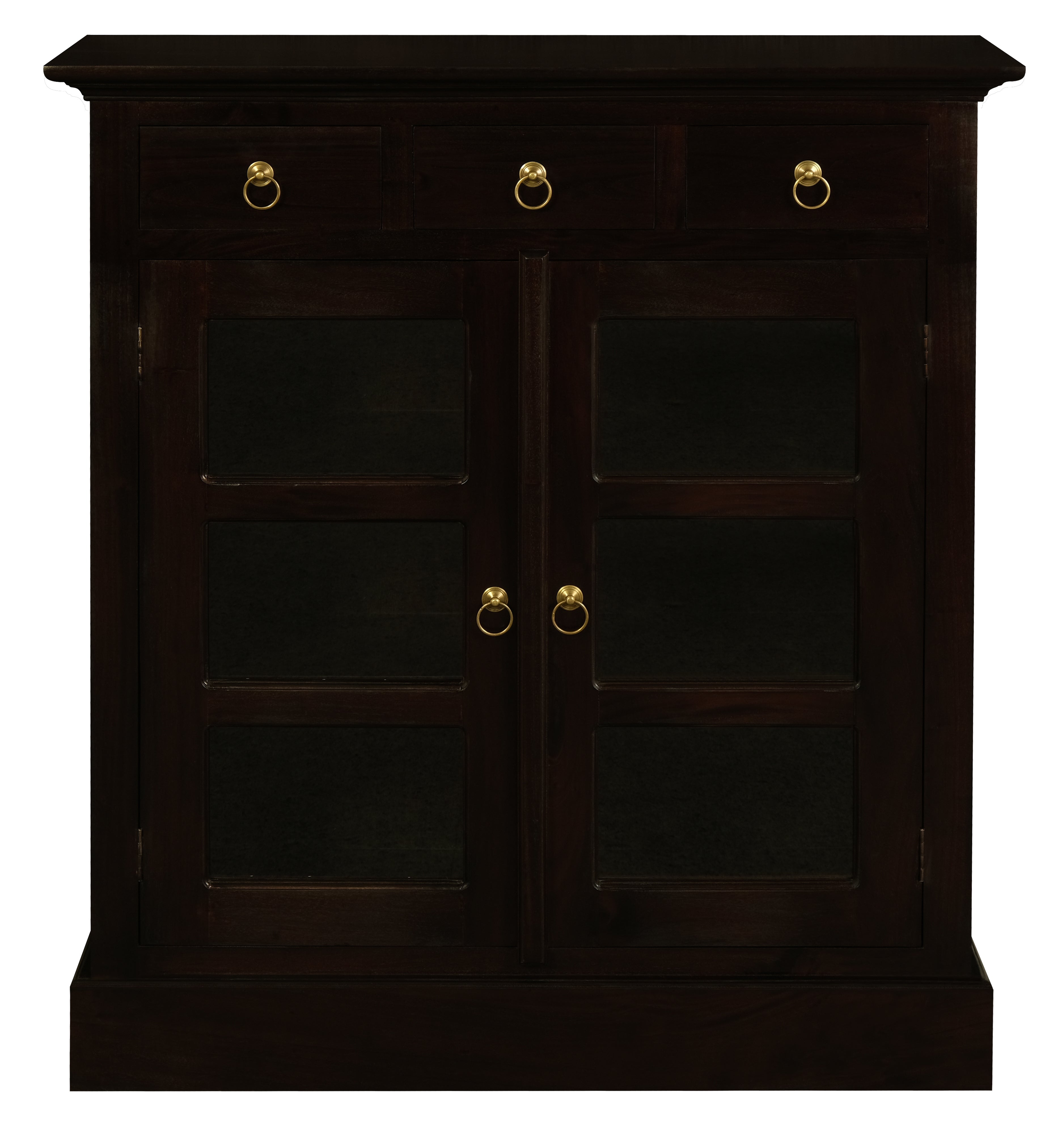 Tasmania 3 Drawer Small Display Cabinet – Centrum Furniture